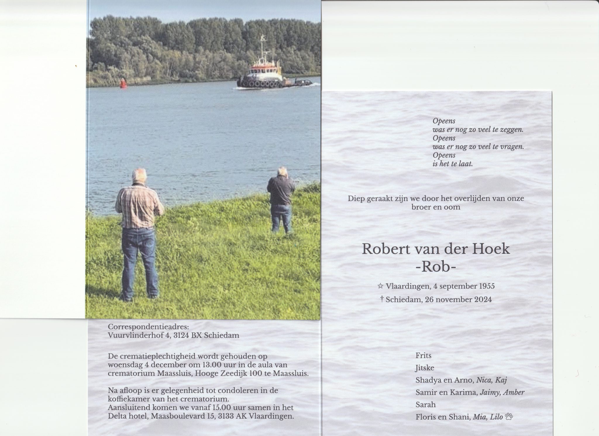 In memoriam Rob van der Hoek | VFC